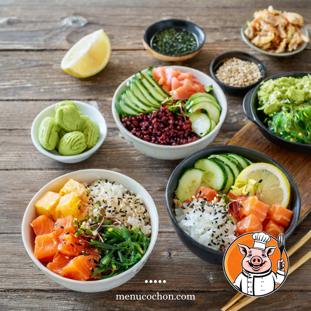 Poke Bowls Savoureux et Colorés – Découvrez 10 idées de Recettes ...